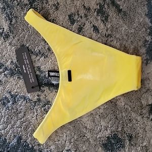 triangl swimwear | Swim | Yellow Velvet Cheeky Coverage Bathing Suit ...